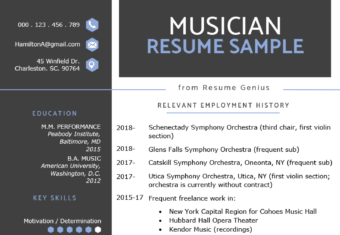 Musician Cover Letter: Music Industry Cover Letter Sample & Writing Tips