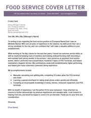 Fast Food Cover Letter Sample & Writing Tips | Resume Genius