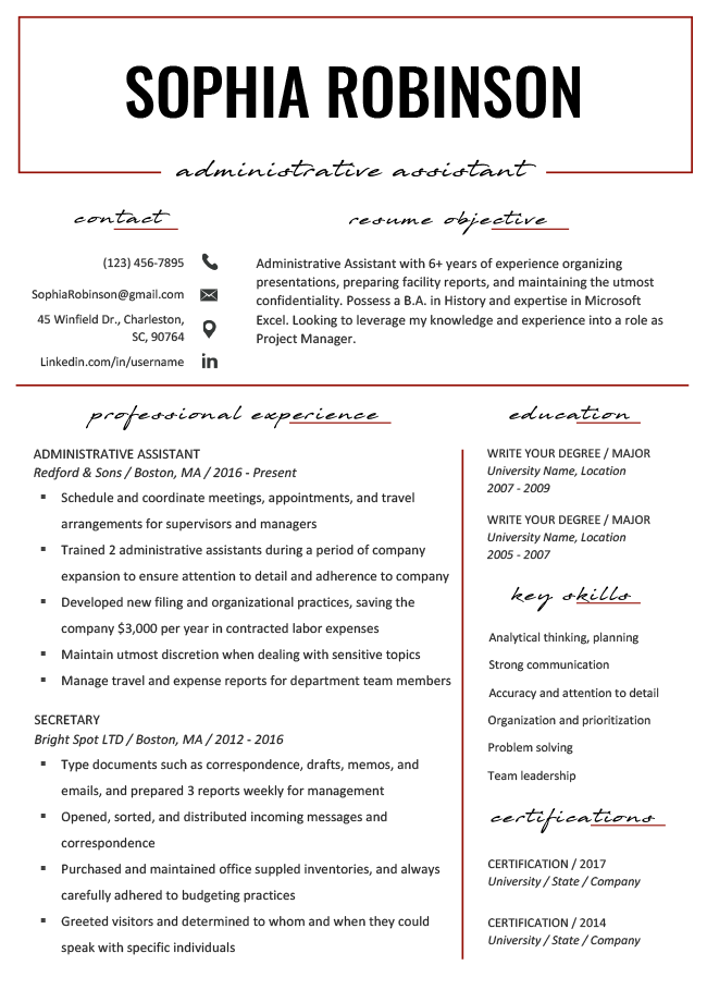 Resume Objective Examples Writing Guide Resume Genius
