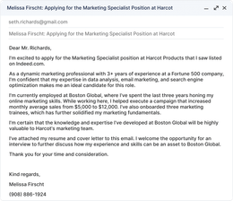 How To Write A Job Application Letter With Cv