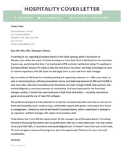 Housekeeping Cover Letter Examples – WARRMX