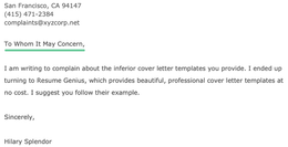 To Whom May Concern Letter Example For Your Needs Letter Template 