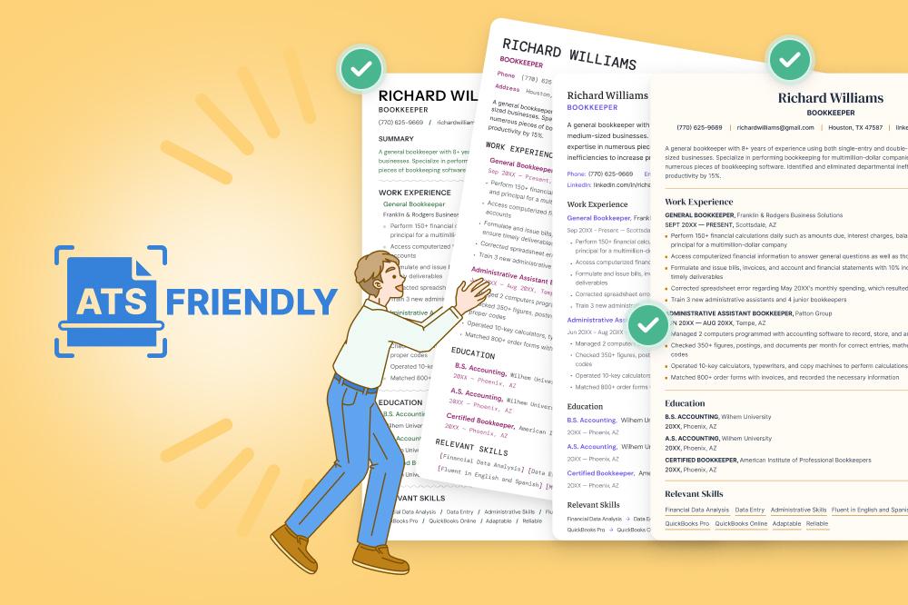 Free ATS Resume Templates — Pass Scans & Get Hired