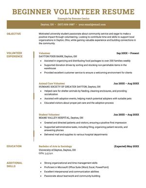 5 Volunteer Resume Examples with Writing Tips
