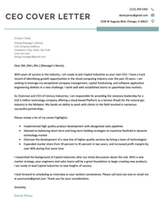 CFO Cover Letter - Samples & Template (Free Download)
