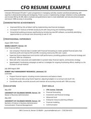 CFO Cover Letter - Samples & Template (Free Download)