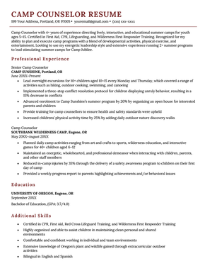 6 Counselor Resume Examples & Template for 2025