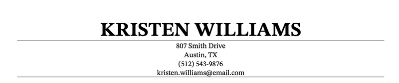 Cover Letter Header: Format & What to Include