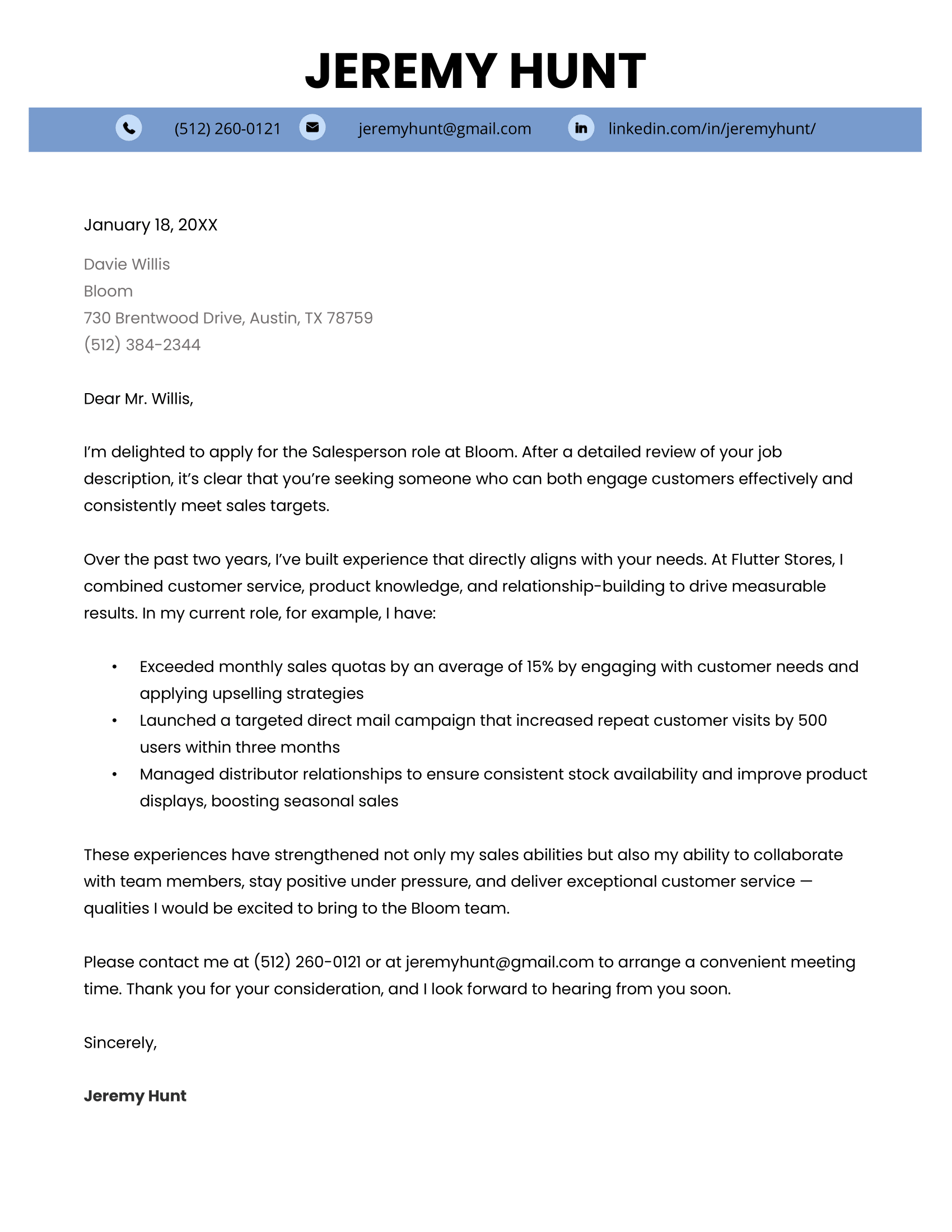 How to Effectively Use Bullet Points in a Cover Letter (With Examples)