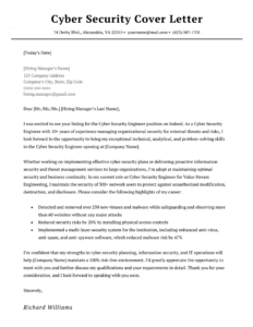 Cyber Security Cover Letter: Example + Writing Tips