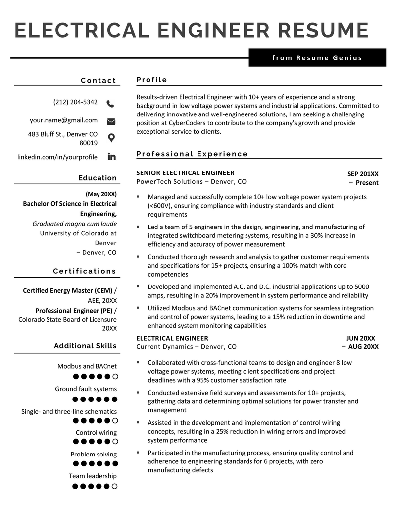The Best Engineering Skills for Your Resume (With Examples)