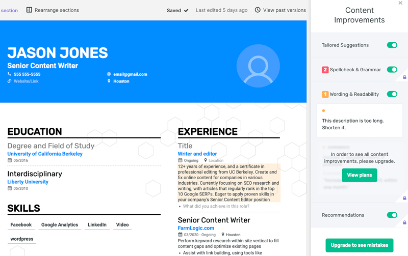 Free Resume Review: Top 10 Online Services