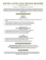 Bus Driver Resume Examples & Template