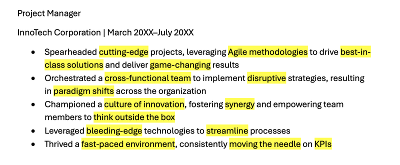 Resume Keywords: List of 170+ Key Examples