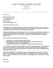 Hostess Cover Letter: Sample to Download + Writing Tips