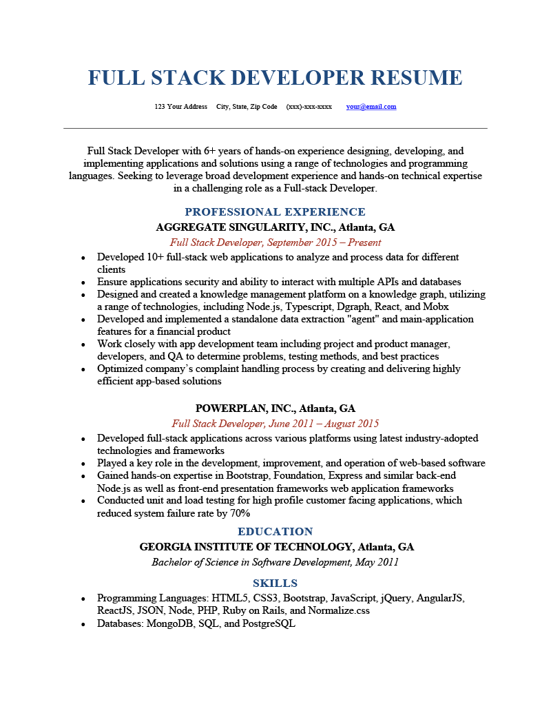 7 Programming Projects for Your Resume