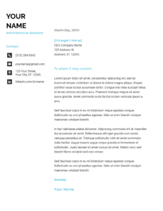 20 of the Best Free Google Docs Cover Letter Templates