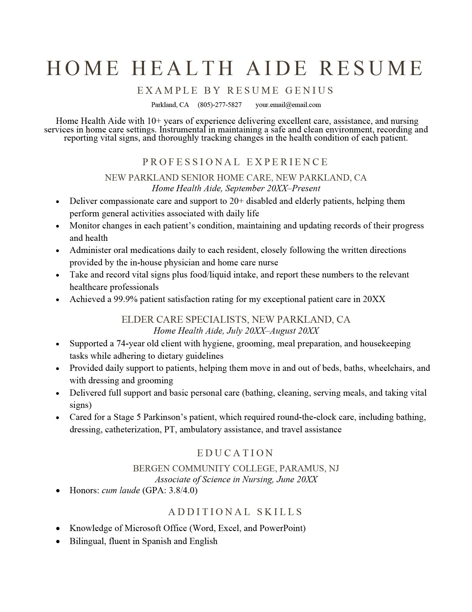 14 Healthcare Resume Examples & Writing Guide for 2024