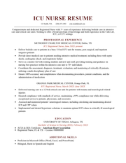 Hospice Nurse Resume: 2 Examples & 20 Skills to List