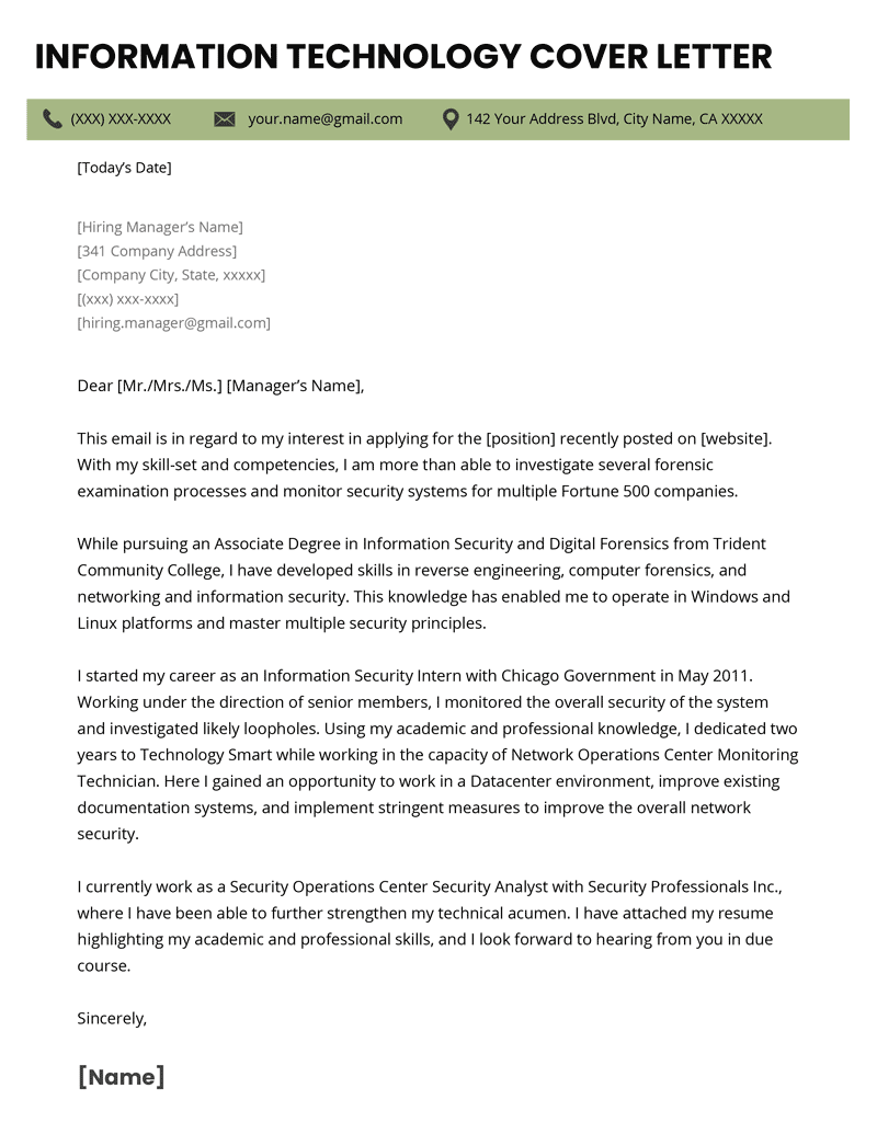 Front End Developer Cover Letter Sample | Resume Genius