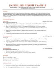 Journalism Cover Letter Example & Template (Free Download)