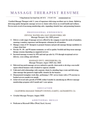 Massage Therapist Cover Letter Example and Writing Tips