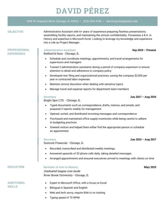 One Page Resume Templates & Writing Guide