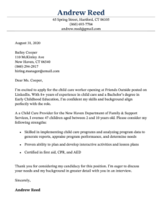 Cover Letter Spacing and Margins | Resume Genius