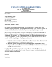 Computer Science Cover Letter | Free Downloadable Sample