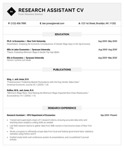 Science CV: Example and Writing Tips | Resume Genius