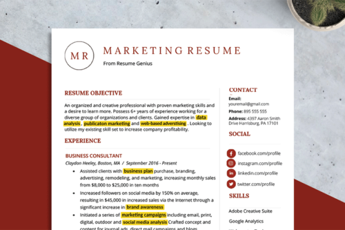  Resume Keywords List Of 170 Key Examples Resume Genius