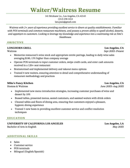 McDonald s Resume Sample Writing Tips Resume Genius