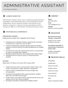 Administrative Assistant Resume - Examples & Writing Tips