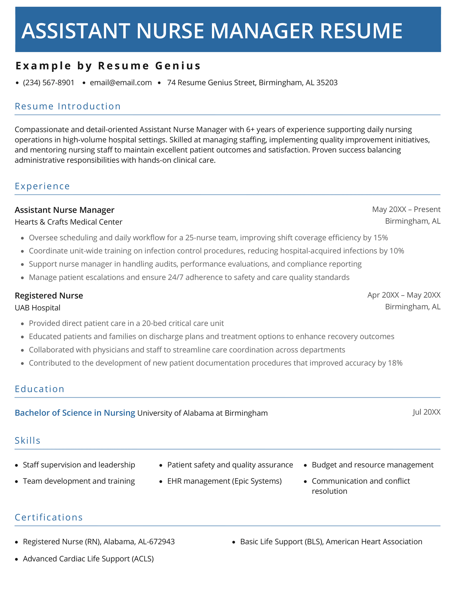 60 Nursing Resume Examples (All Key Specialties)