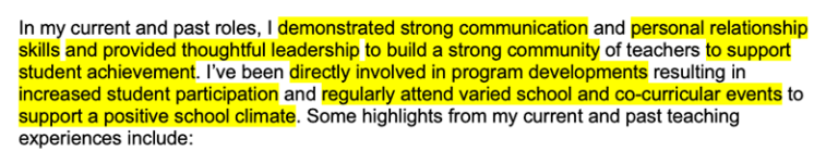 Assistant Principal Cover Letter Sample & Writing Tips