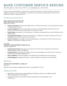 13 Banking Resume Examples, Template, & Writing Guide
