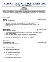 Resume for Beginners (Examples & Free Download)