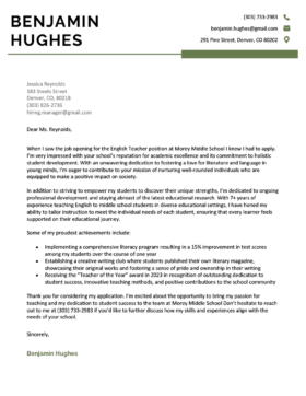 The 11 Best Cover Letter Examples of 2024