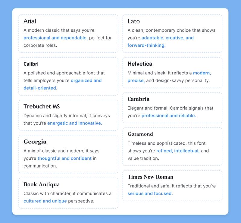 Best Font for Your Resume in 2026 (Hint: It's Usually Arial)