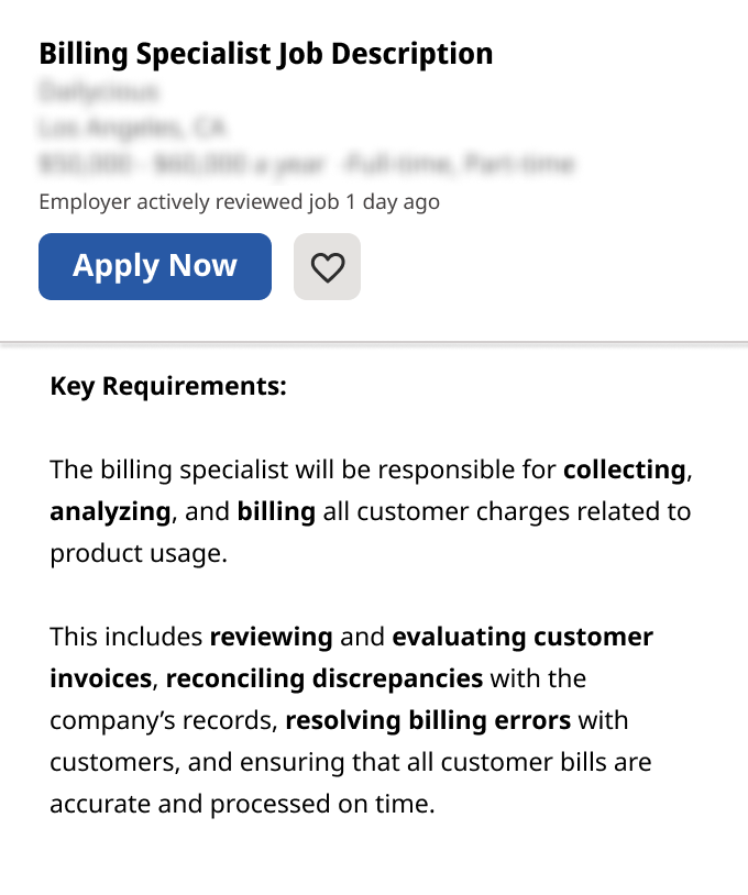 3 Billing Specialist Resume Examples and Writing Tips for 2024