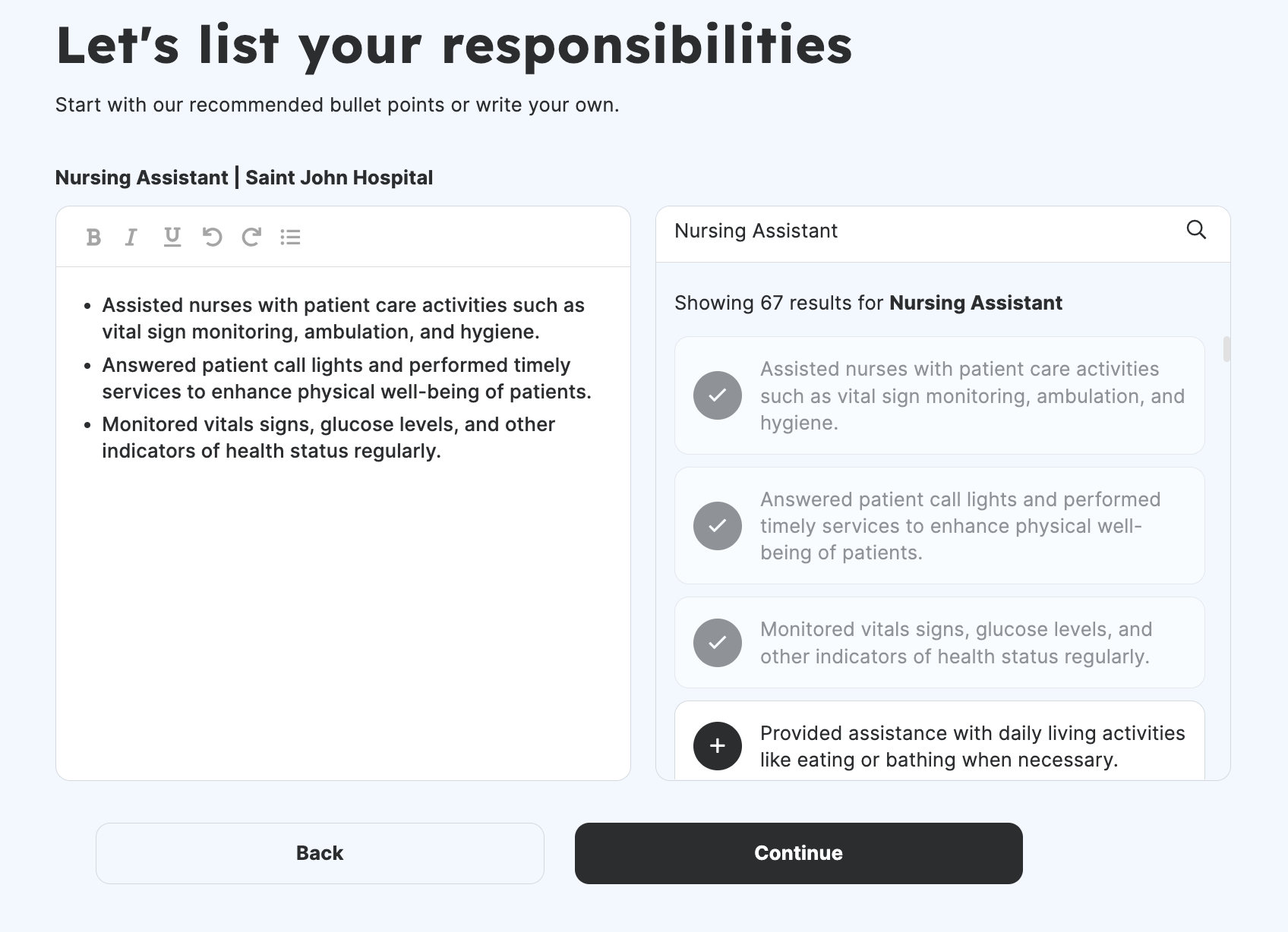 AI Resume Bullet Point Generator (Free & Fast)