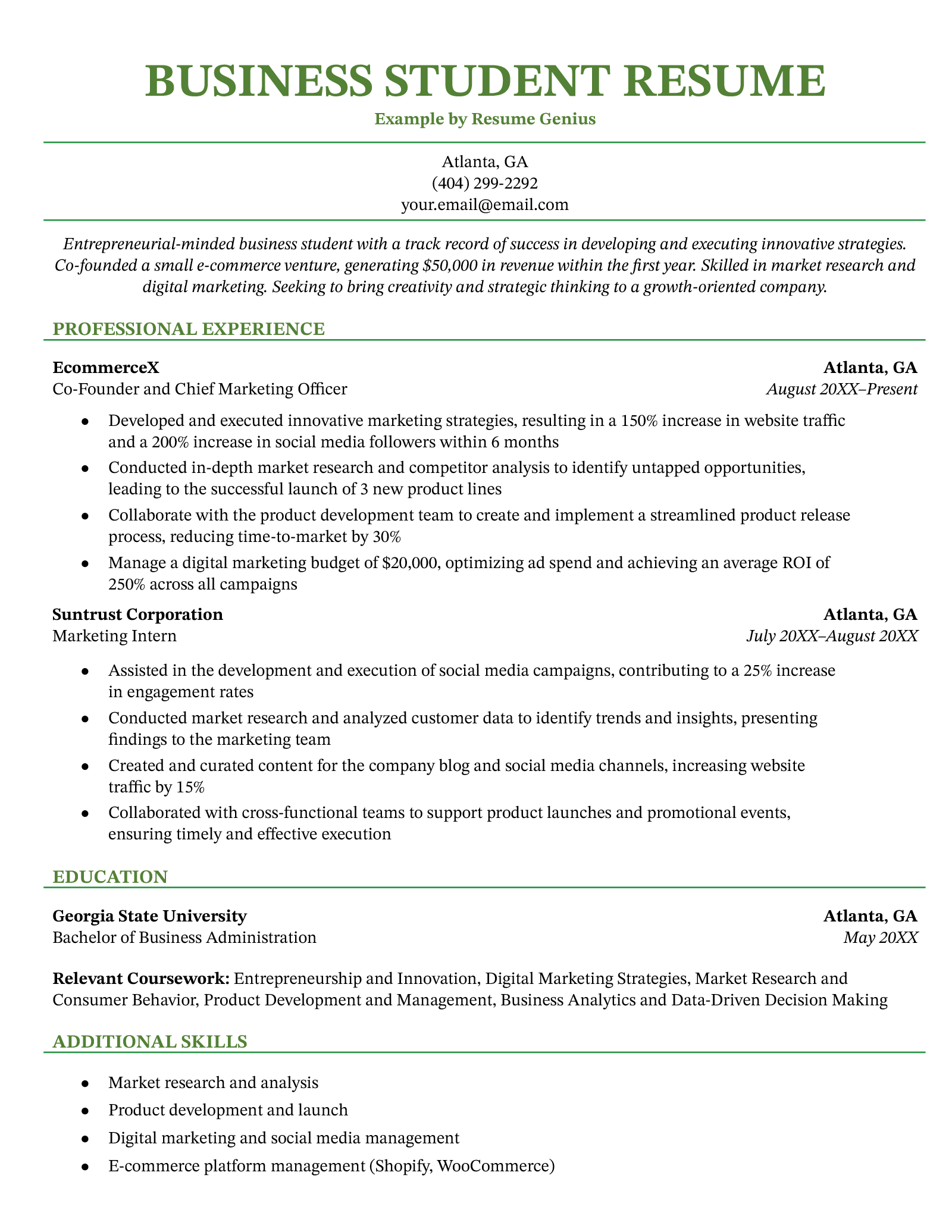 9 Business Resume Examples & Writing Guide for 2025