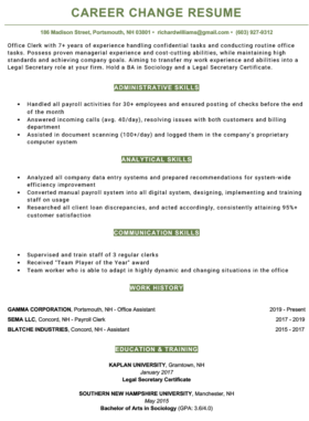 How to Write a Career Change Resume (3+ Examples)