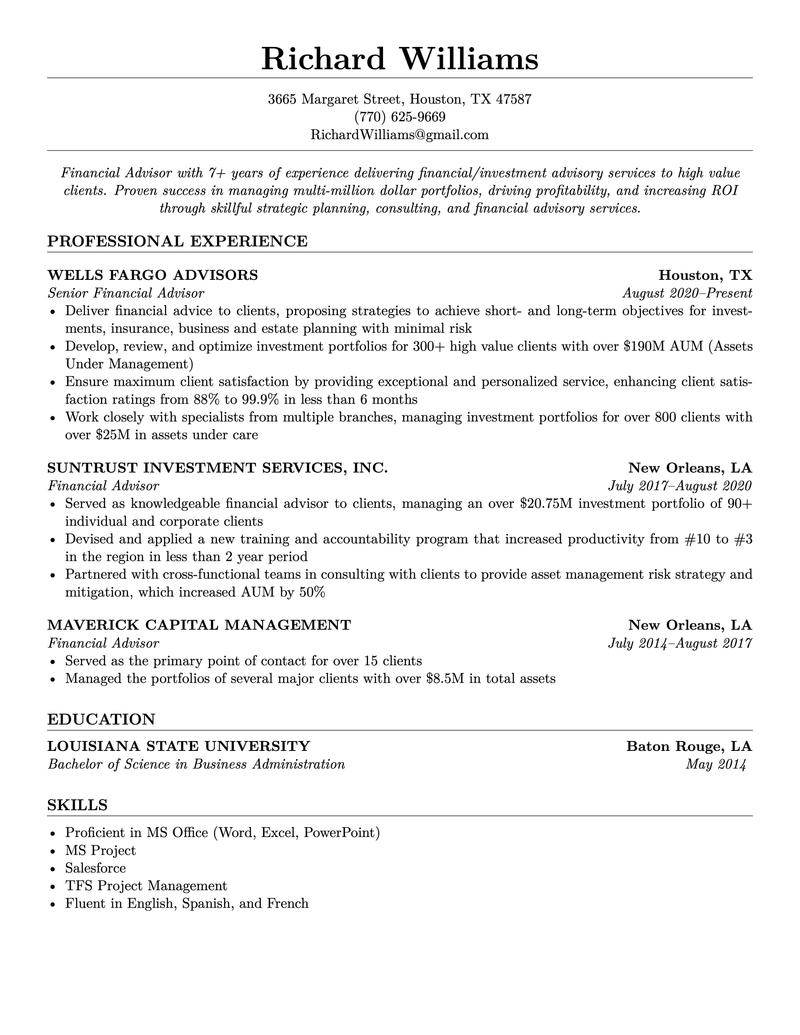 18 Free LaTeX Resume Templates