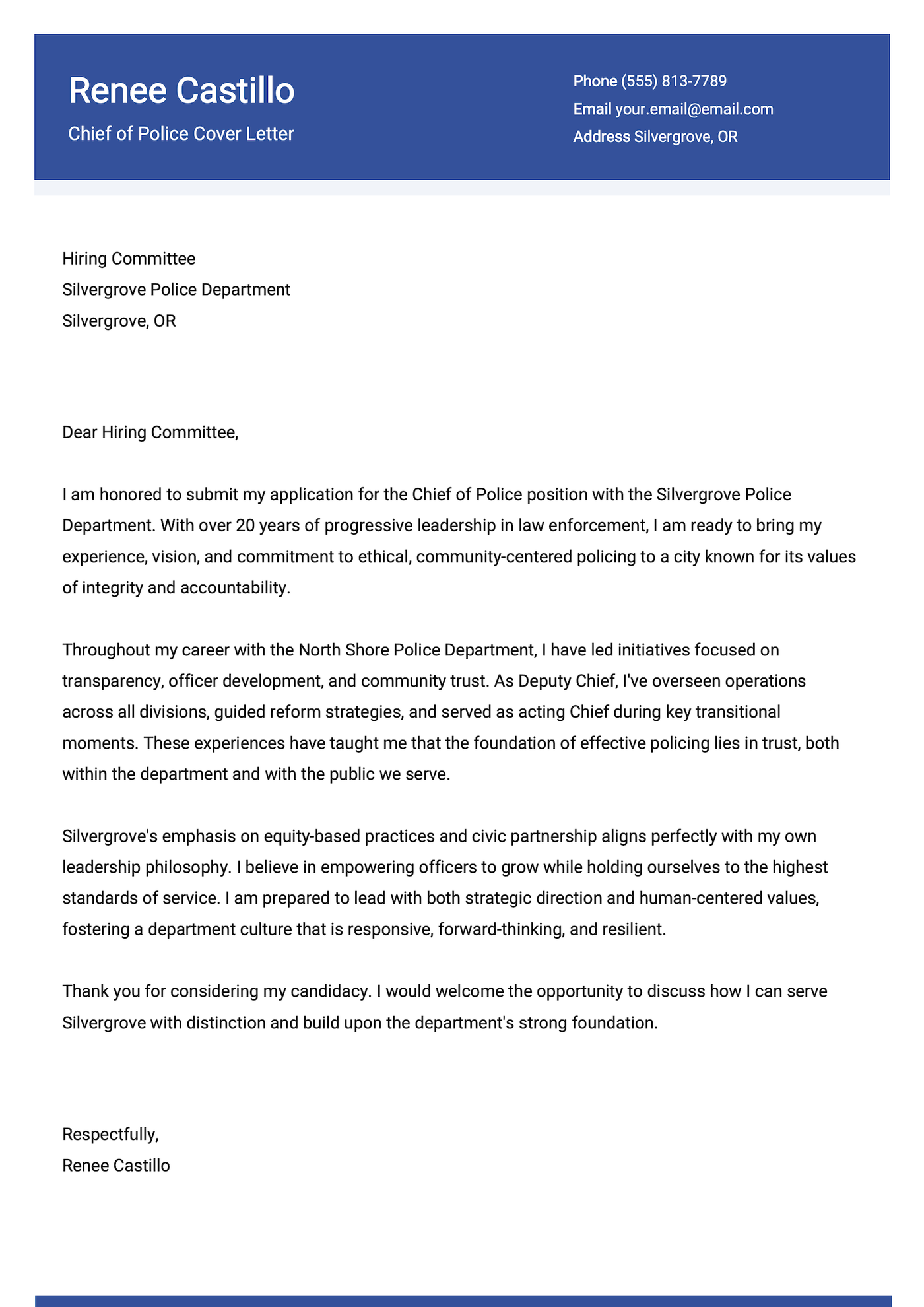 13 Police Officer Cover Letter Examples & Writing Tips