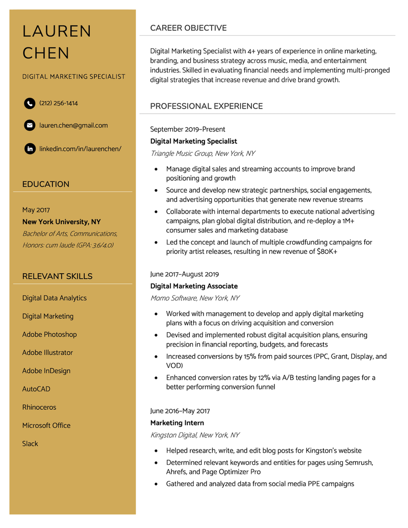 24 Free Resume Templates for Microsoft Word