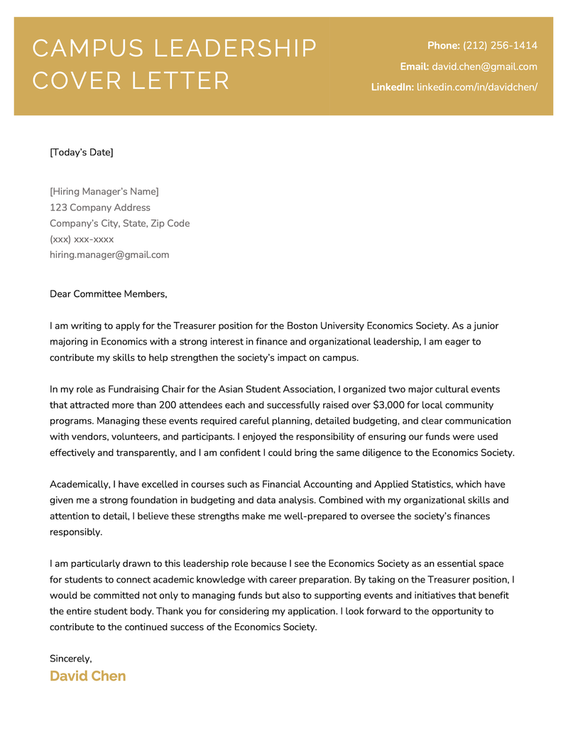 12 College Student Cover Letter Samples & Guide