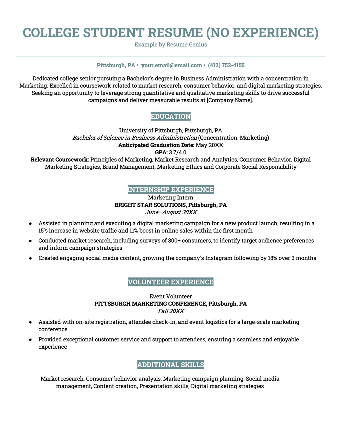 How to Make a Resume With No Experience (With Examples)