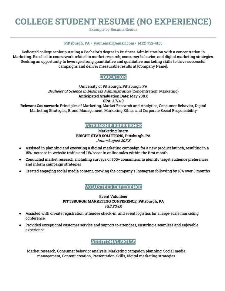 How to Make a Resume With No Experience (With Examples)