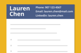 Cómo incluir información de contacto en un currículum